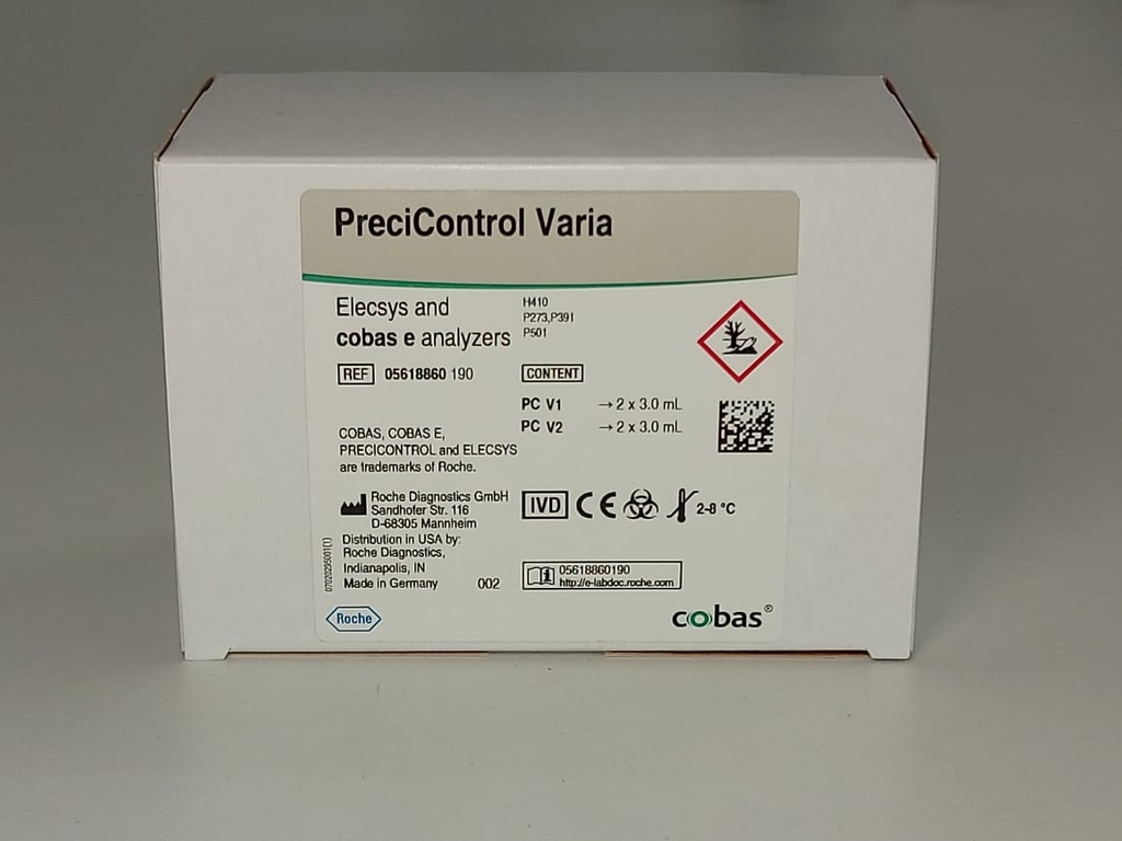 ROCHE ELECSYS PRECICONTROL Varia (VitaminB12 II,Ferritin,Folate,β-CTx ...